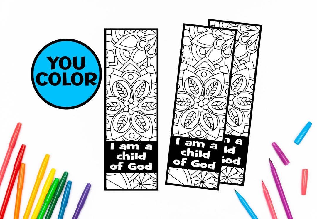 LDS Primary Printable Bookmark, LDS 2025 I Am a Child of God Printable ...