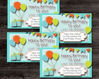 Lds Primary Birthday | Etsy