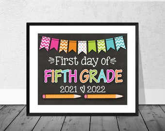 5th Grade Sign | Etsy