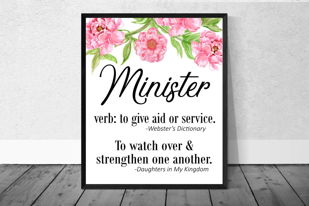 Ministering LDS, Ministering Printable, Relief Society Printable ...