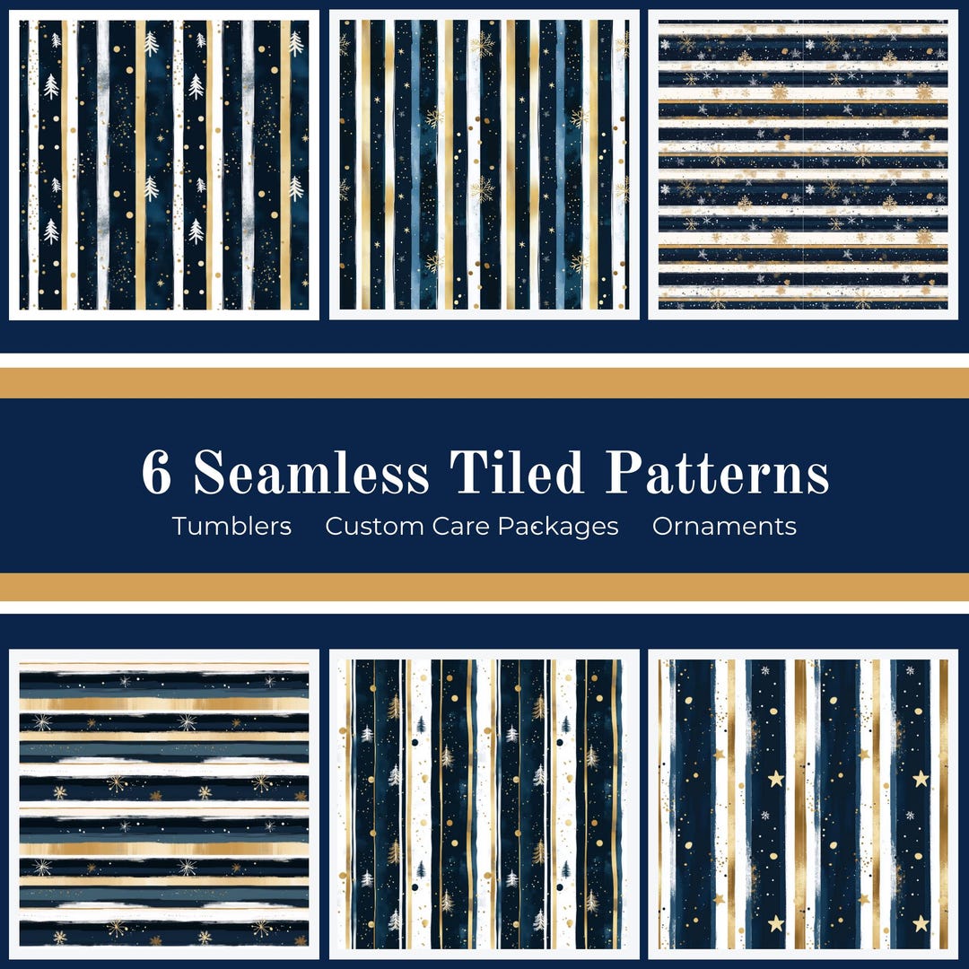 US Navy Colors Digital Patterns, Digital Navy Striped Scrapbook Paper ...