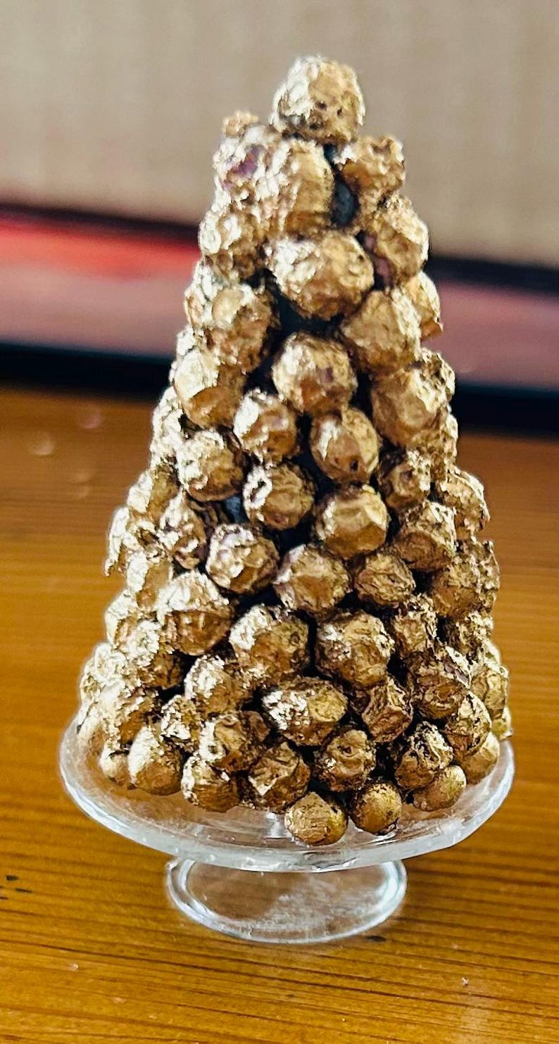 1:12 Scale Miniature Ferrero Rocher Tower on Glass Cake Stand for Dolls ...