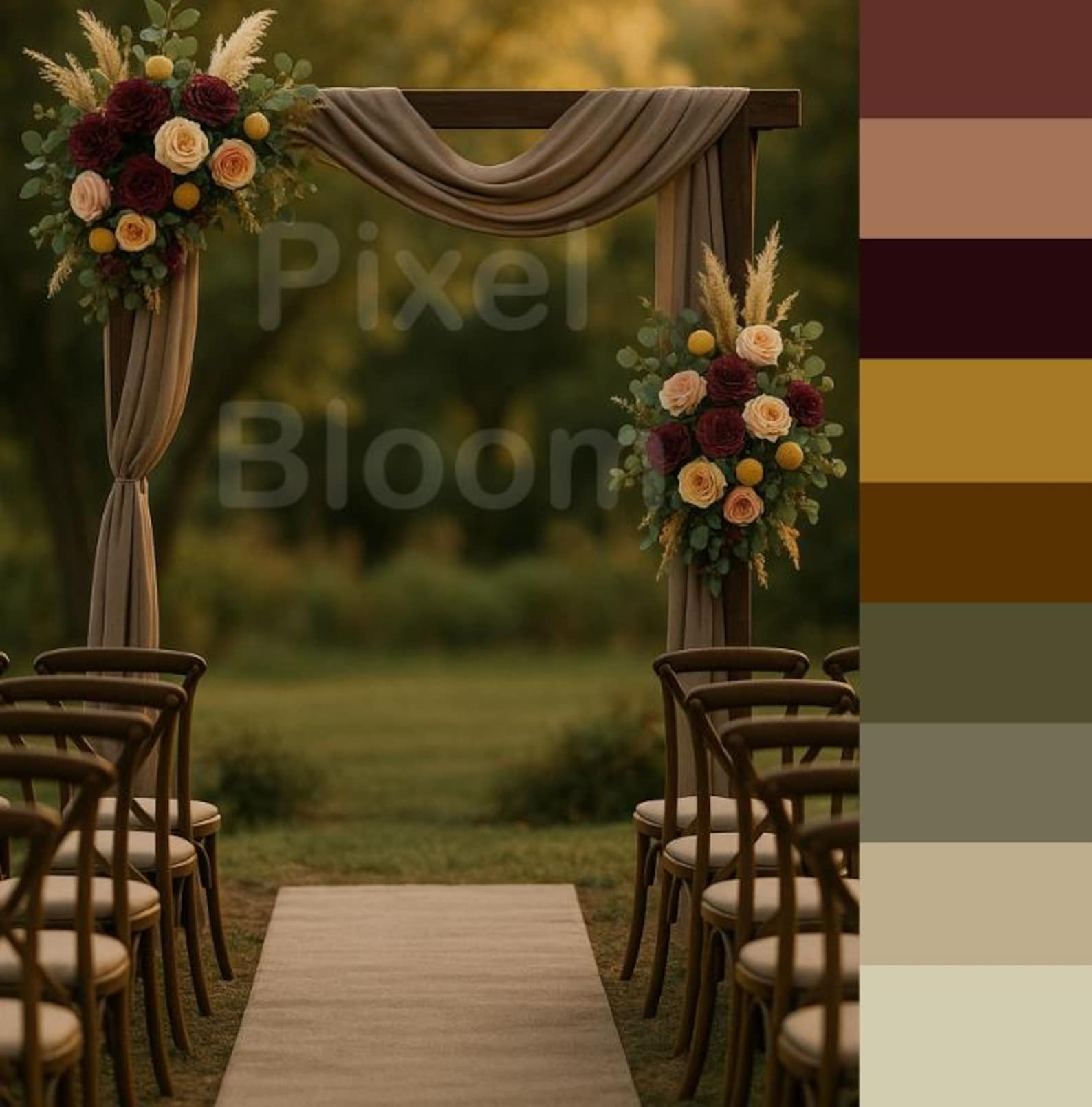 Moody Autumn Romance Color Palette -- HEX, CMYK, and RGB Codes for ...