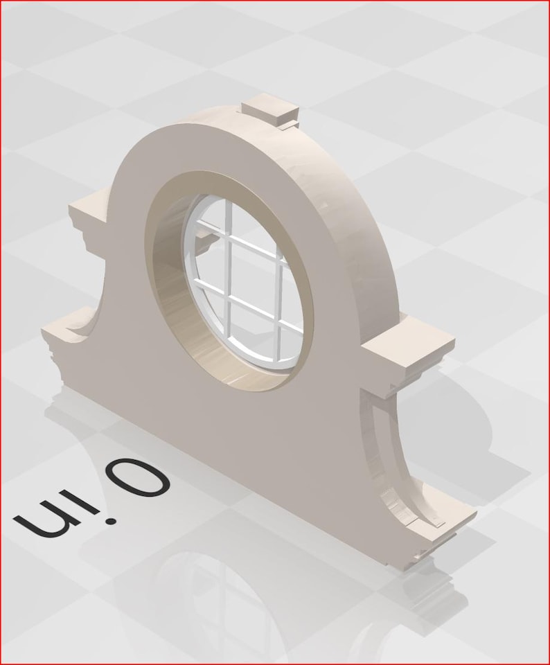 1-12 Scale Dormer Window French Style "i" - Etsy