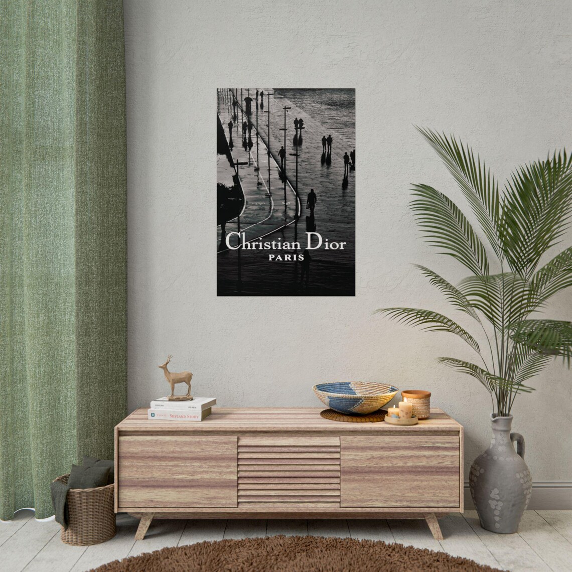 Christian Dior Paris Poster High Fashion Designer Wall Art Print - Etsy