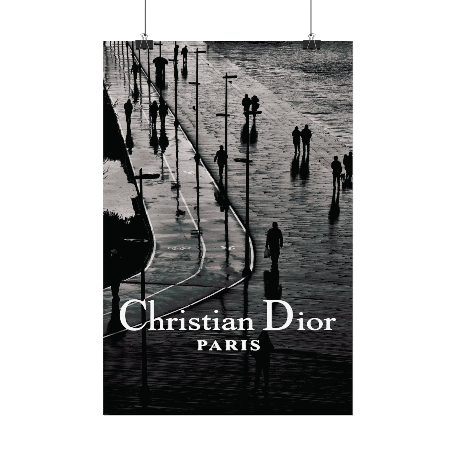 Christian Dior Paris Poster High Fashion Designer Wall Art Print - Etsy