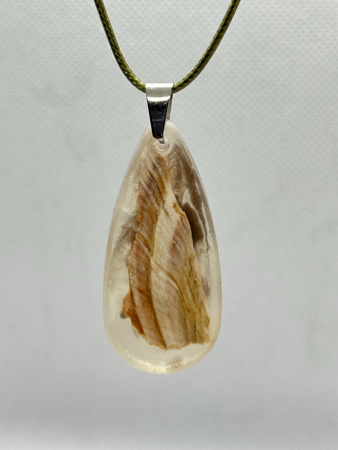 Custom Beautifully Broken Seashell Pendant Necklace - Etsy