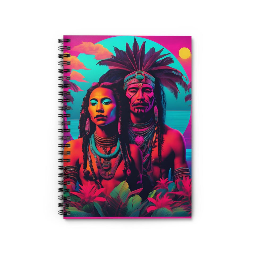 PUERTO RICO TAINOS Spiral Notebook Ruled Line - Etsy