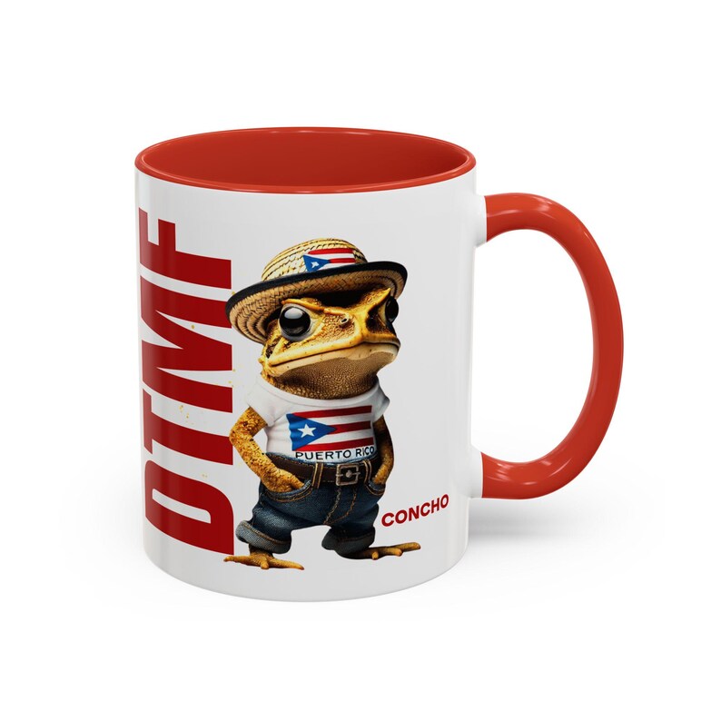Puerto Rican Heritage Coffee Mug: Boricua Taino Accent Mug - Etsy