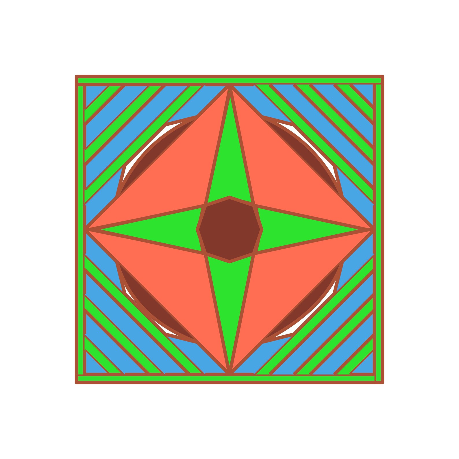 Doodles By Using Graph Paper Art Colorful Symmetrical Doodles That Can Be Downloaded I Can 
