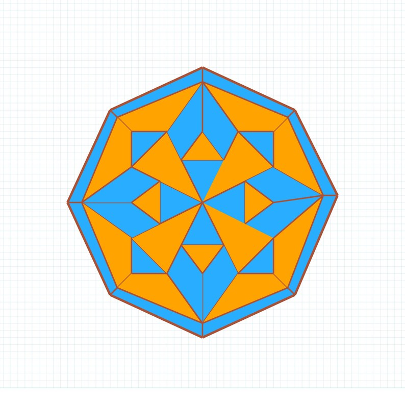 Doodles by Using graph Paper Art. Colorful, Symmetrical Doodles That ...