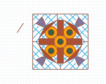 Doodles by Using "graph Paper" Art. Colorful, Symmetrical Doodles That ...