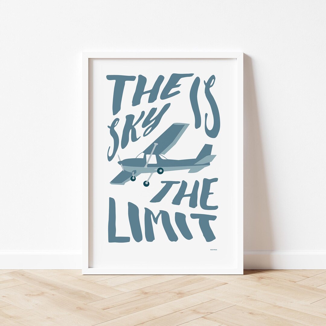 Aeroplane Poster, Light Aircraft, Quote About Flying, Home Office ...