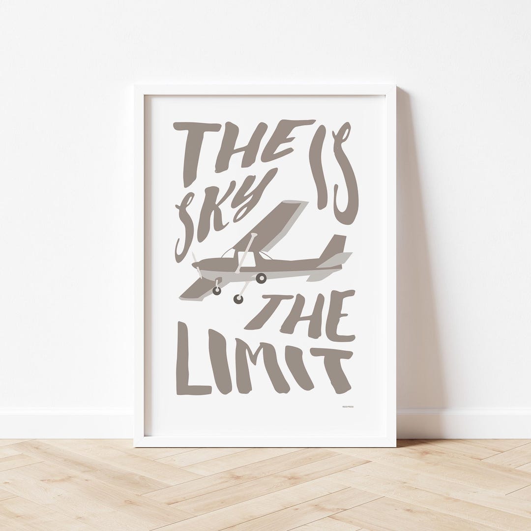 Aeroplane Poster, Light Aircraft, Quote About Flying, Home Office ...