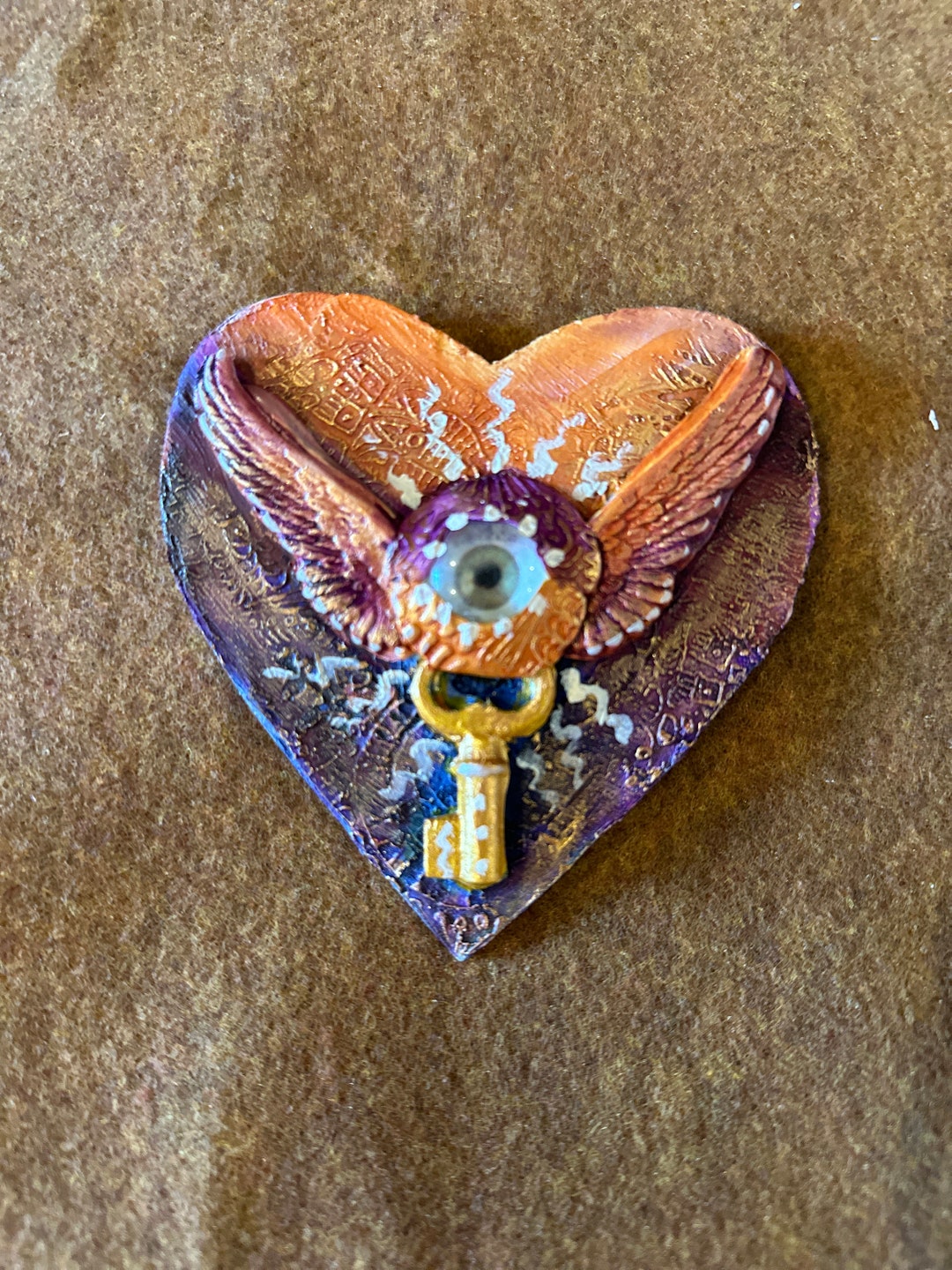 A Valentine Key to Your Heart of Protection - Etsy