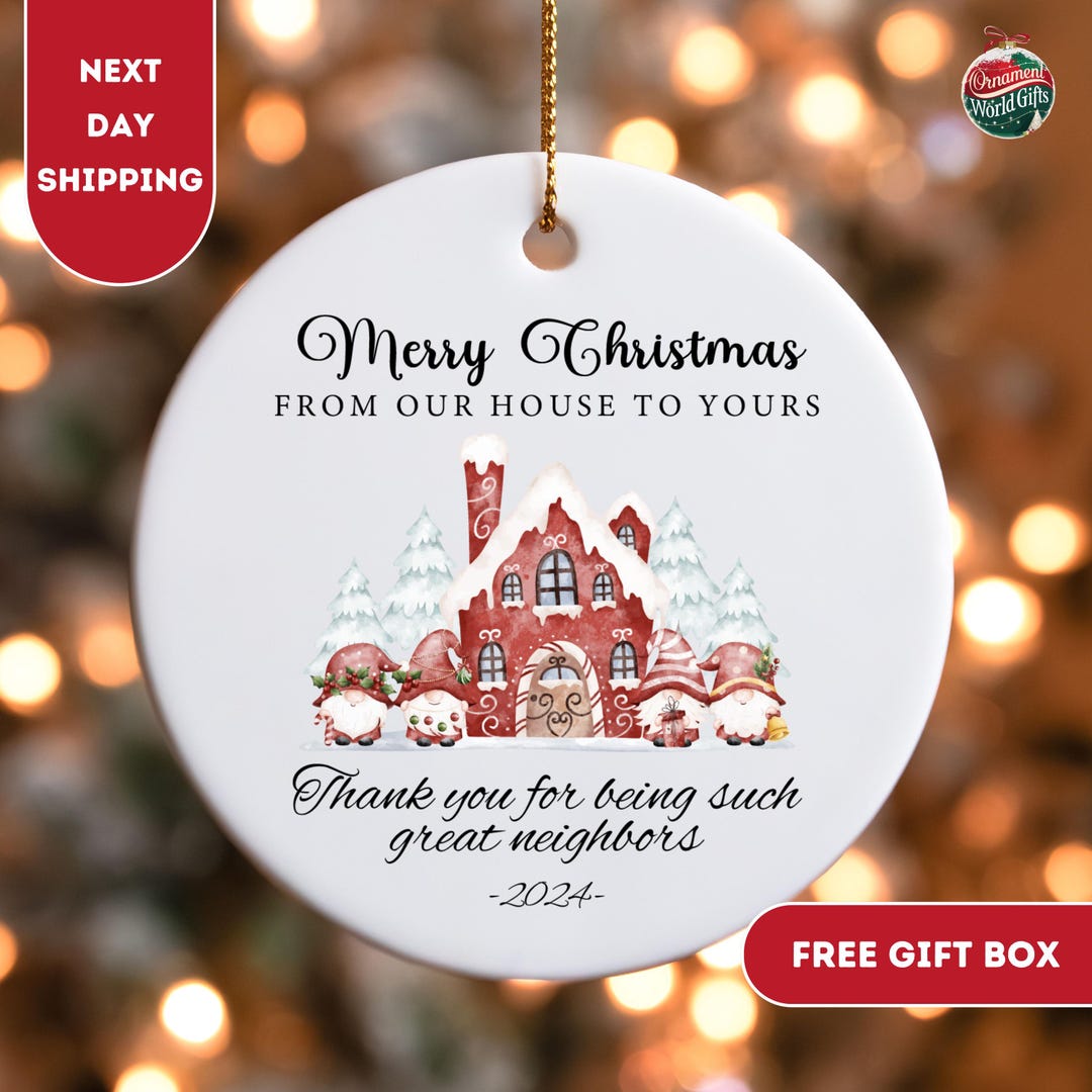 Merry Christmas From Our Home to Yours Ornament, From Our House to ...