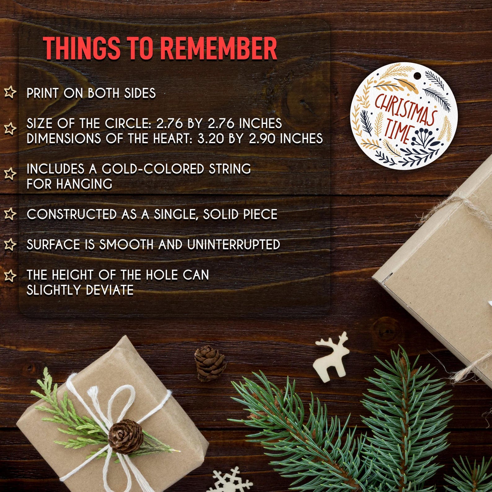 Custom Computer Programmer Christmas 2D Ornament, Gift for Computer ...