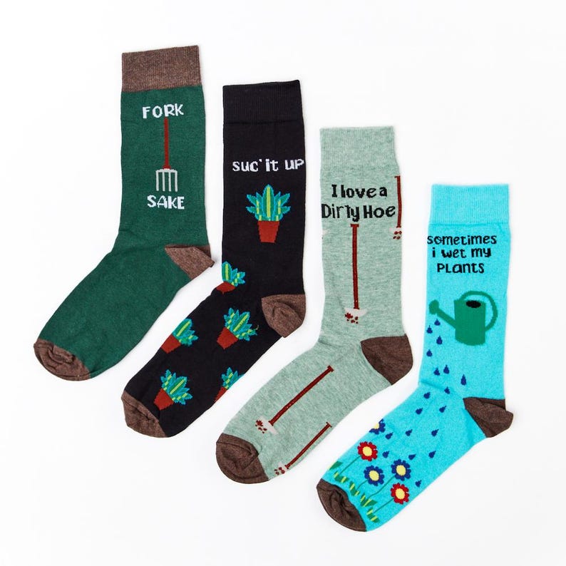 Unisex Gardening Shed Socks Gift Set | Gift | 4 Pair | Cotton Rich ...
