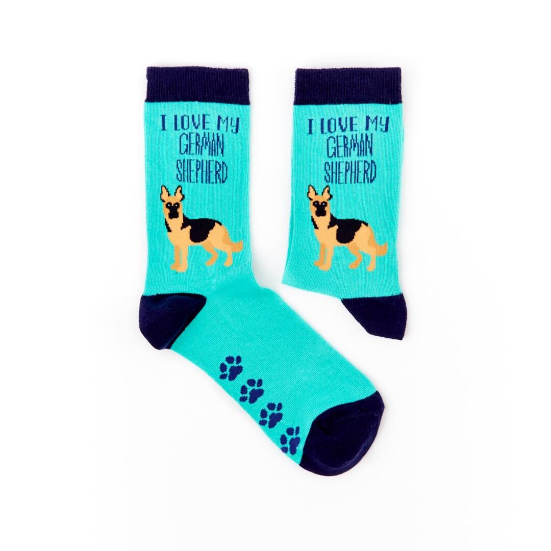 Ladies I Love My German Shepherd Socks | Fun | Gifts | Cotton Rich | 1 ...
