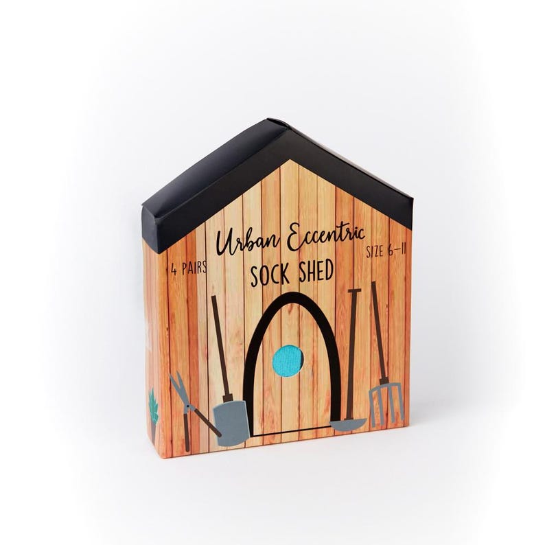 Unisex Gardening Shed Socks Gift Set | Gift | 4 Pair | Cotton Rich ...
