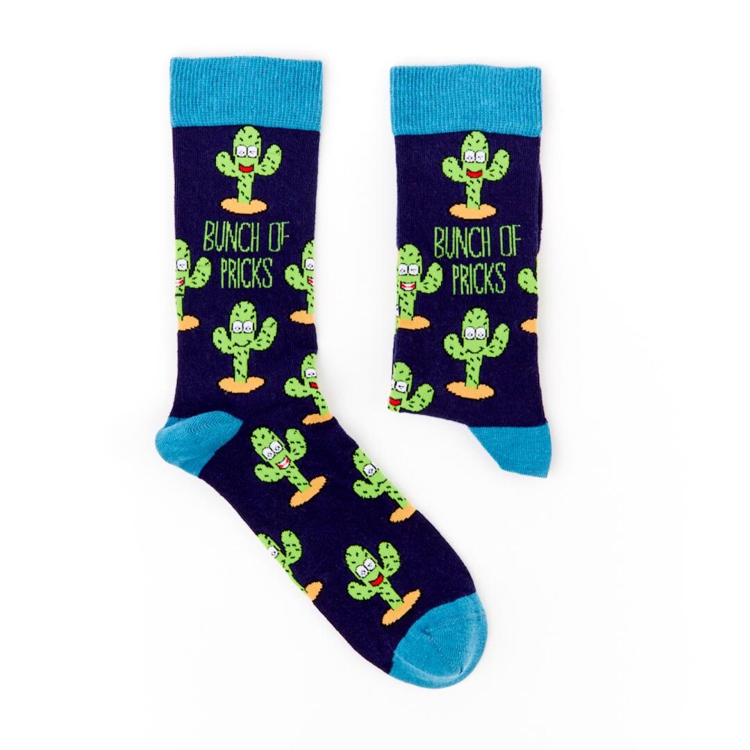 Unisex Bunch of Pricks Socks | Gift | 1 Pair | Cotton Rich Socks ...