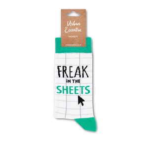 Unisex Freak in the Sheets Socks | Fun | Gifts | Cotton Rich | 1 Pair ...