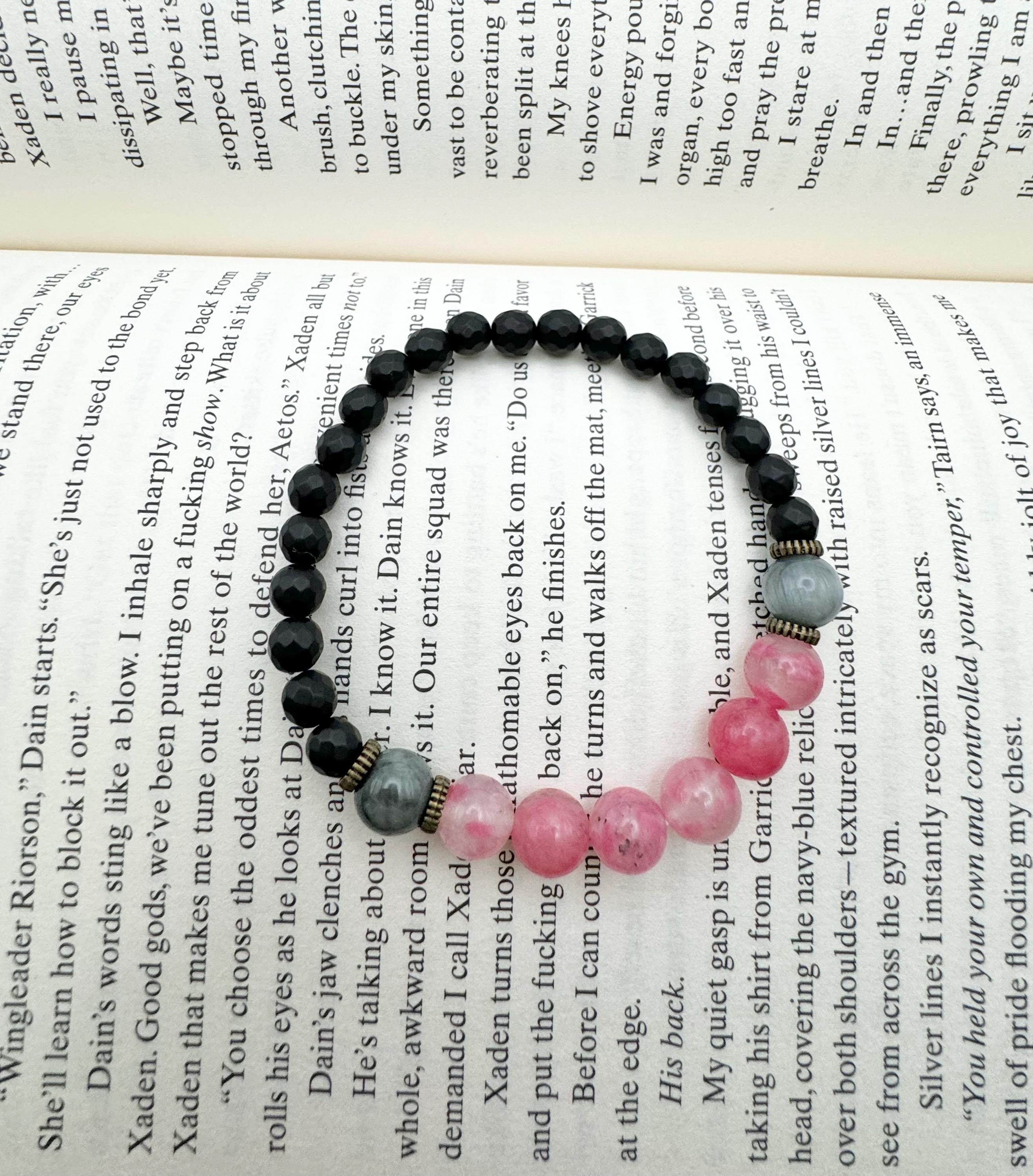 FOURTH WING Imogen Cardulo Inspired Crystal Bracelet | Bookish Energy ...