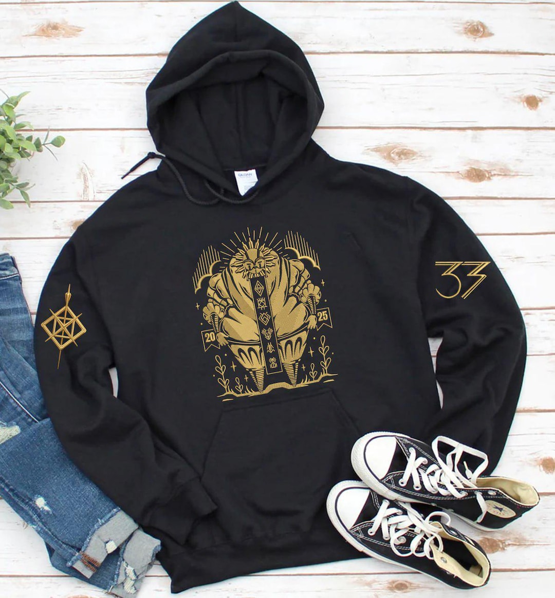 Clair Obscur Expedition 33 Gamer Hoodie, Expedition 33 Embroidered ...