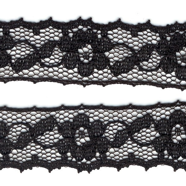 Black Lace Trim - Etsy