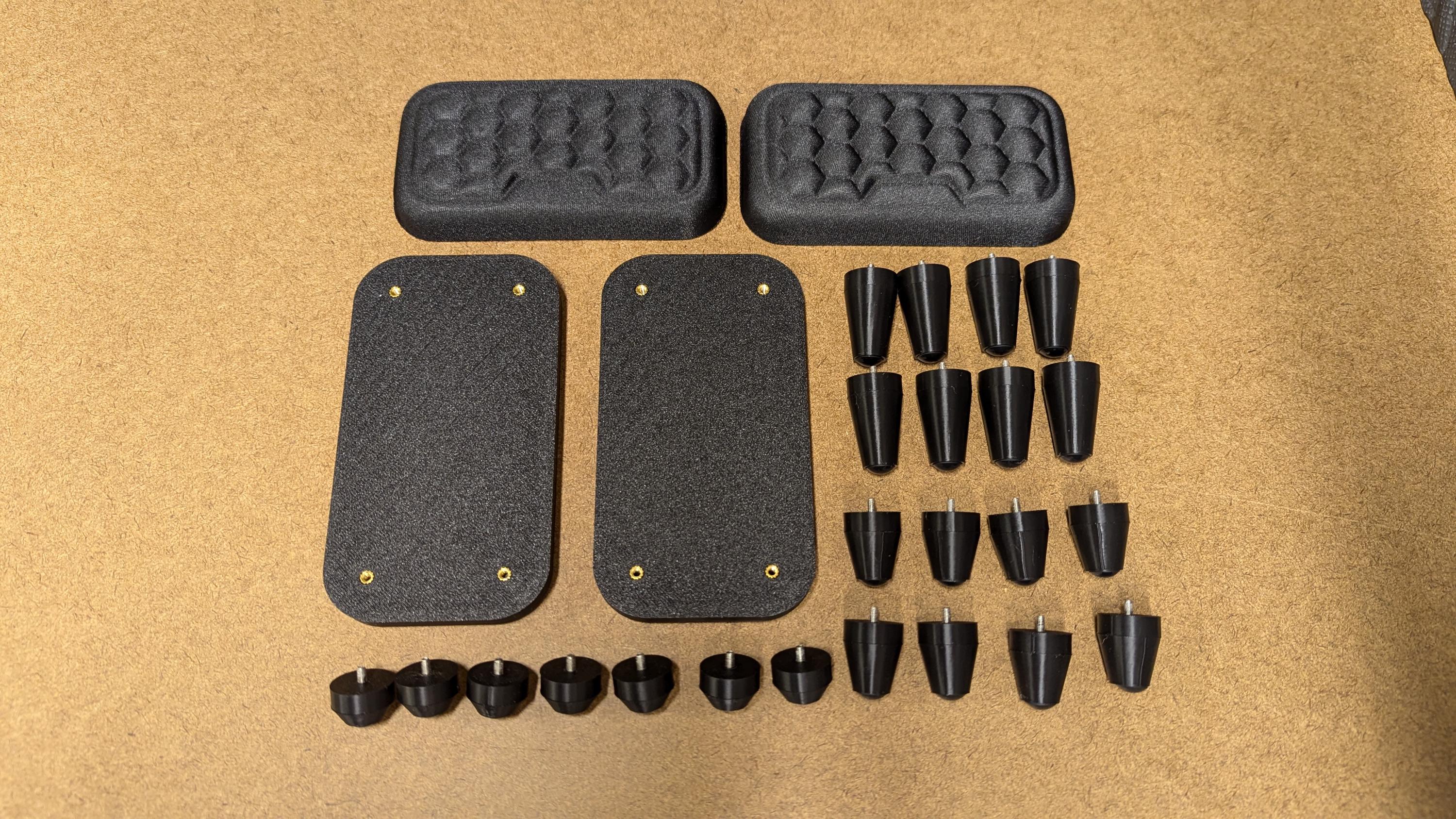 Adjustable Split Keyboard Wrist Rest With Adjustable Tenting / Height ...