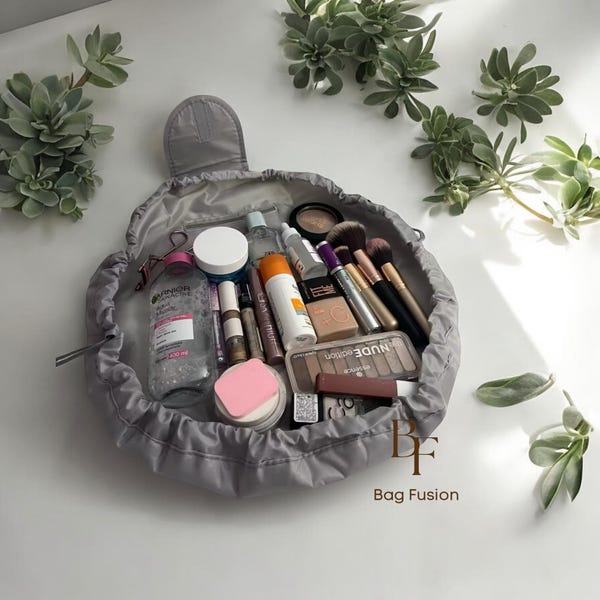 Drawstring Makeup Bag - Etsy