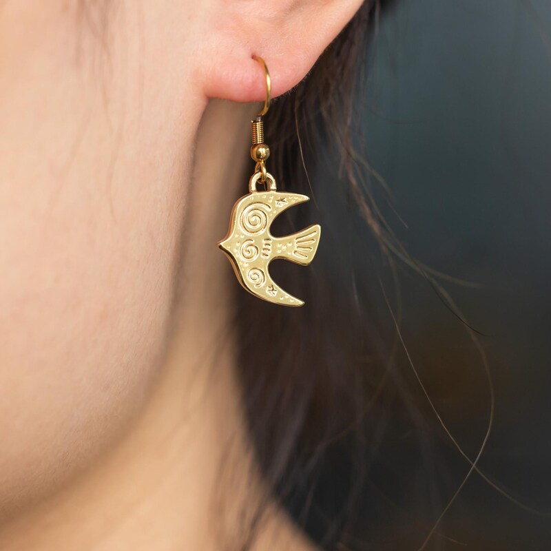 Bird Earrings - Etsy