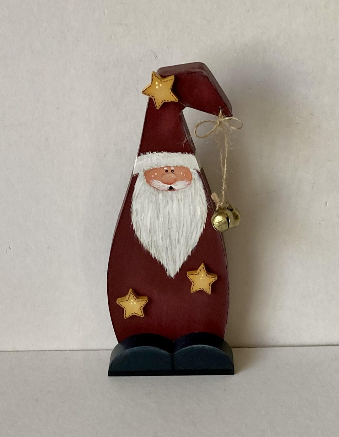 Santa Shelf Sitter, Tier Tray Decoration, Christmas Decor, Farmhouse ...