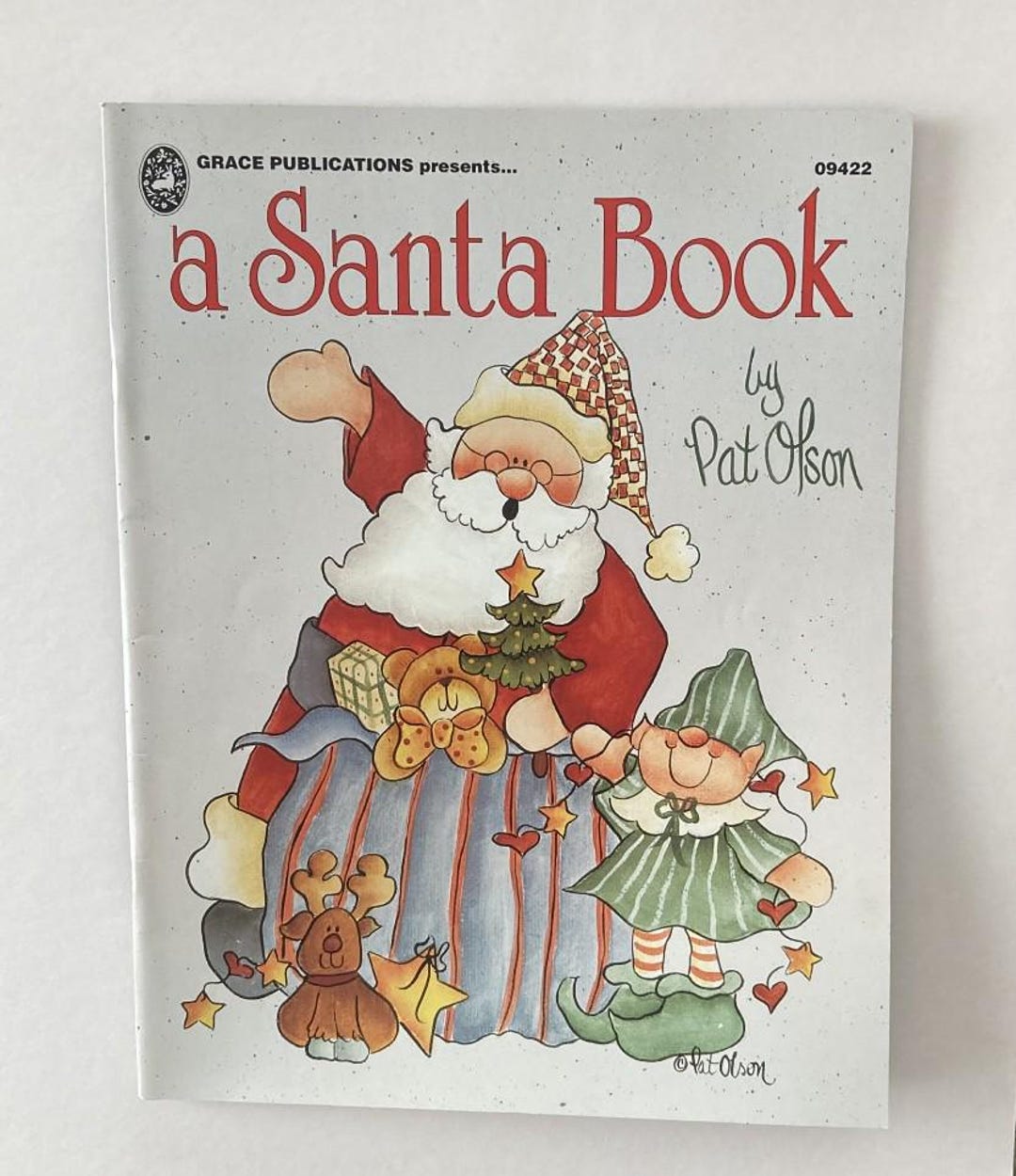 Acrylic Painting Book, A Santa Book, Author Artist Pat Olson, Year 1993 ...