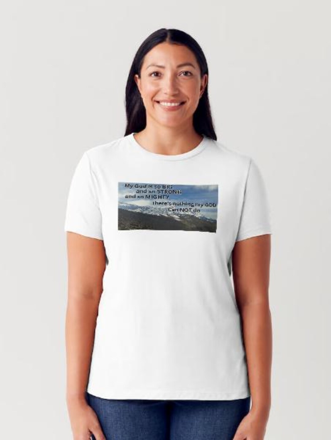 Christian T Shirts My God is so Big and so Strong and so Mighty Men ...