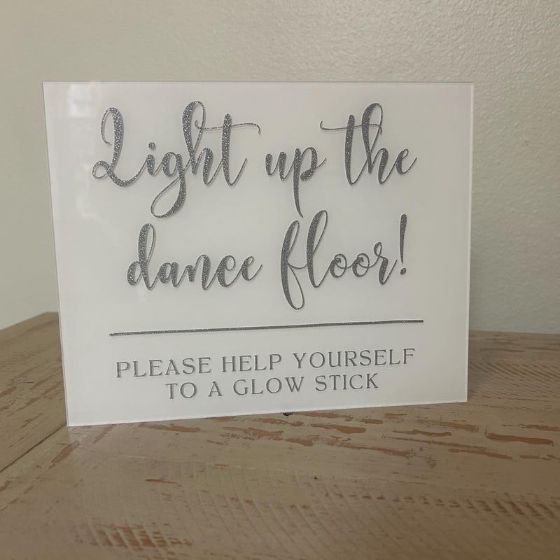 Dance Floor Sign - Etsy