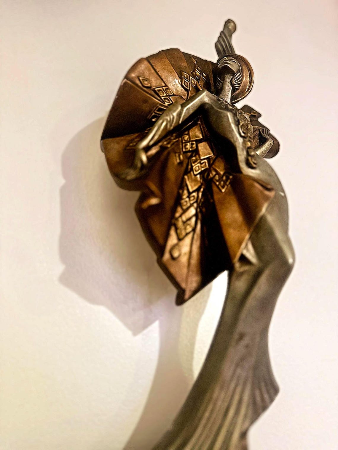 Rare Lady Art Deco Nouveau Austin Sculpture Statue Figure Alexsander ...