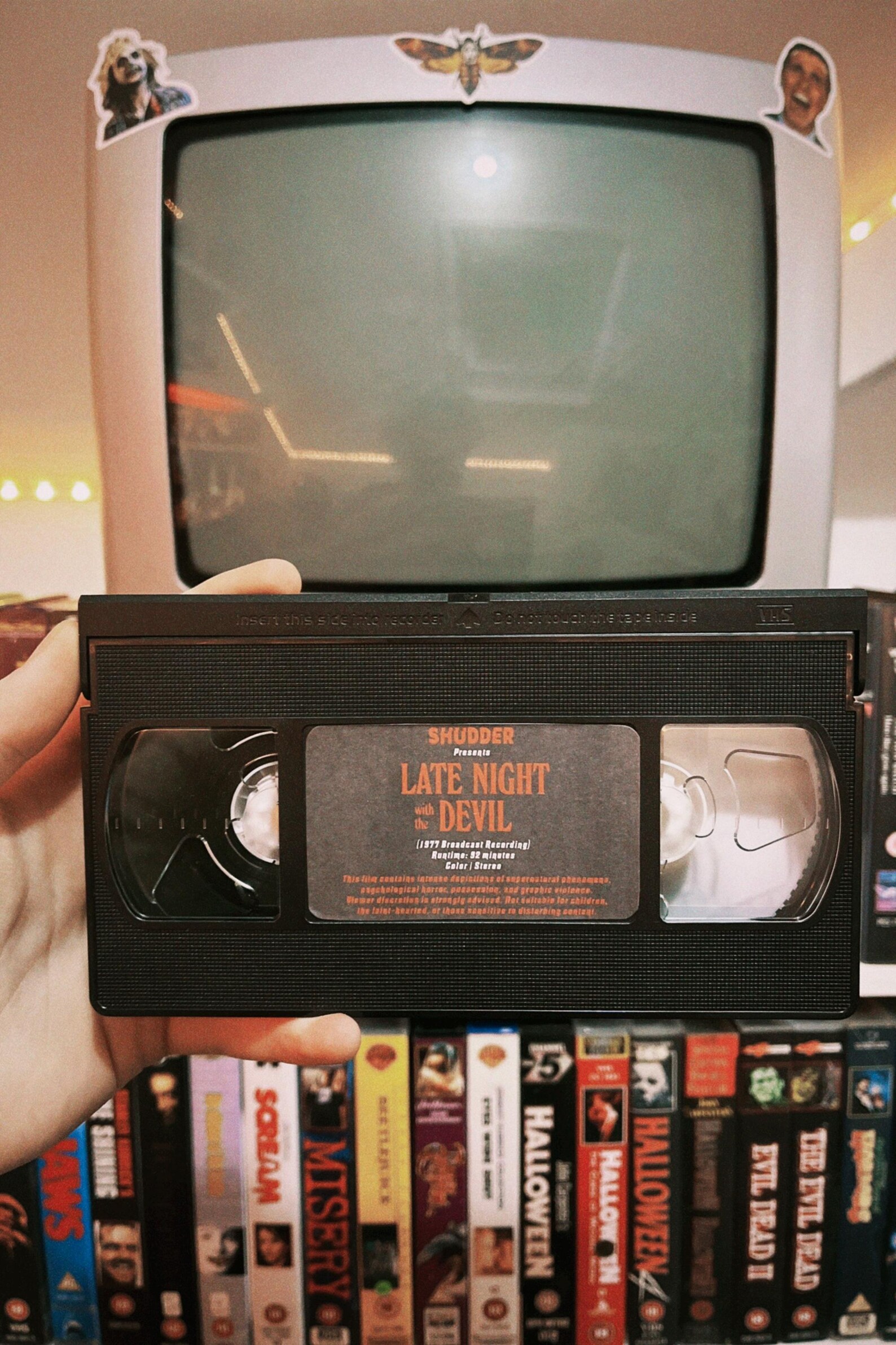 Late Night With the Devil Custom Made VHS Tape Prop Replica Gift Horror ...
