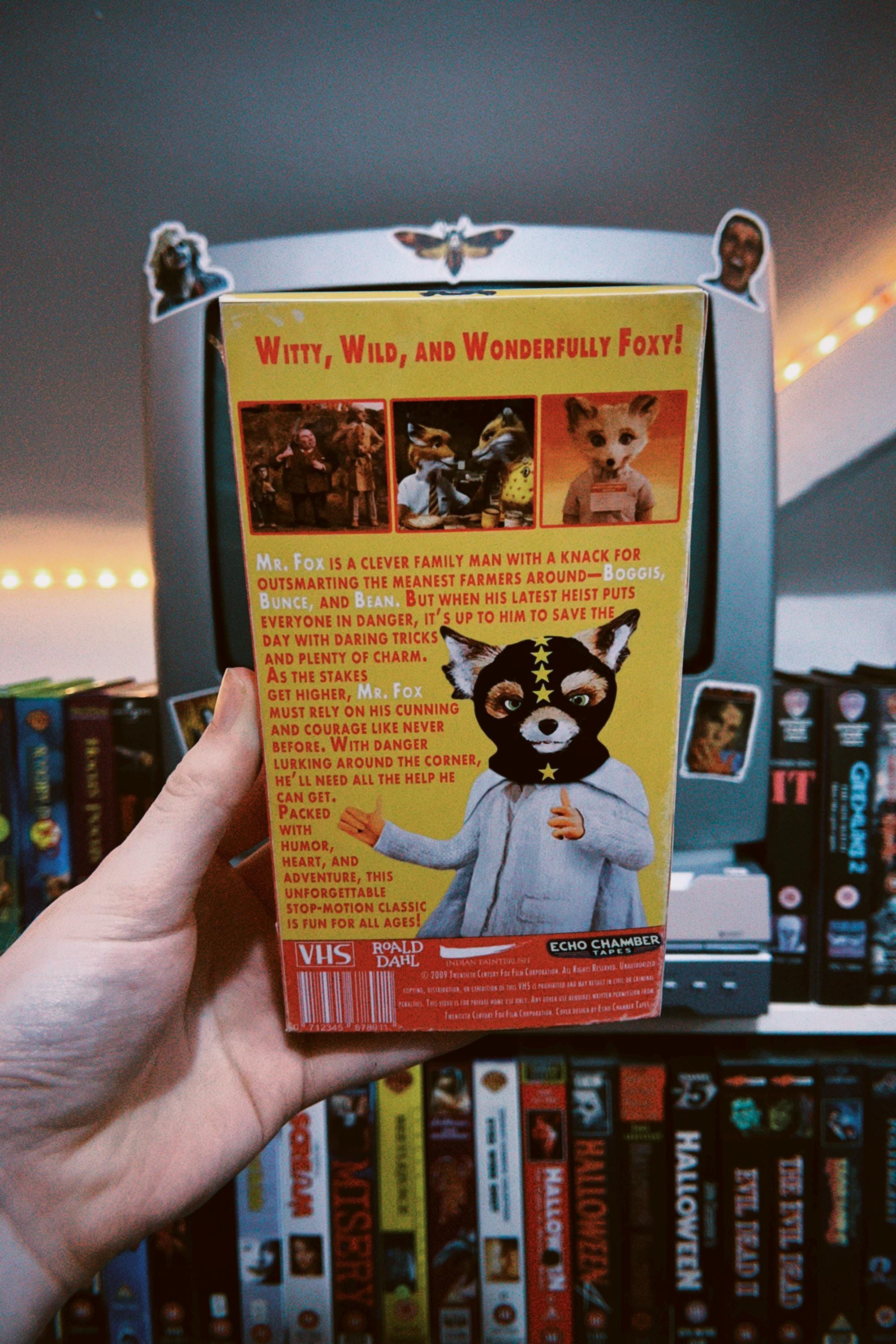 Fantastic Mr. Fox VHS PROP Replica – Wes Anderson Retro Decor - Etsy UK