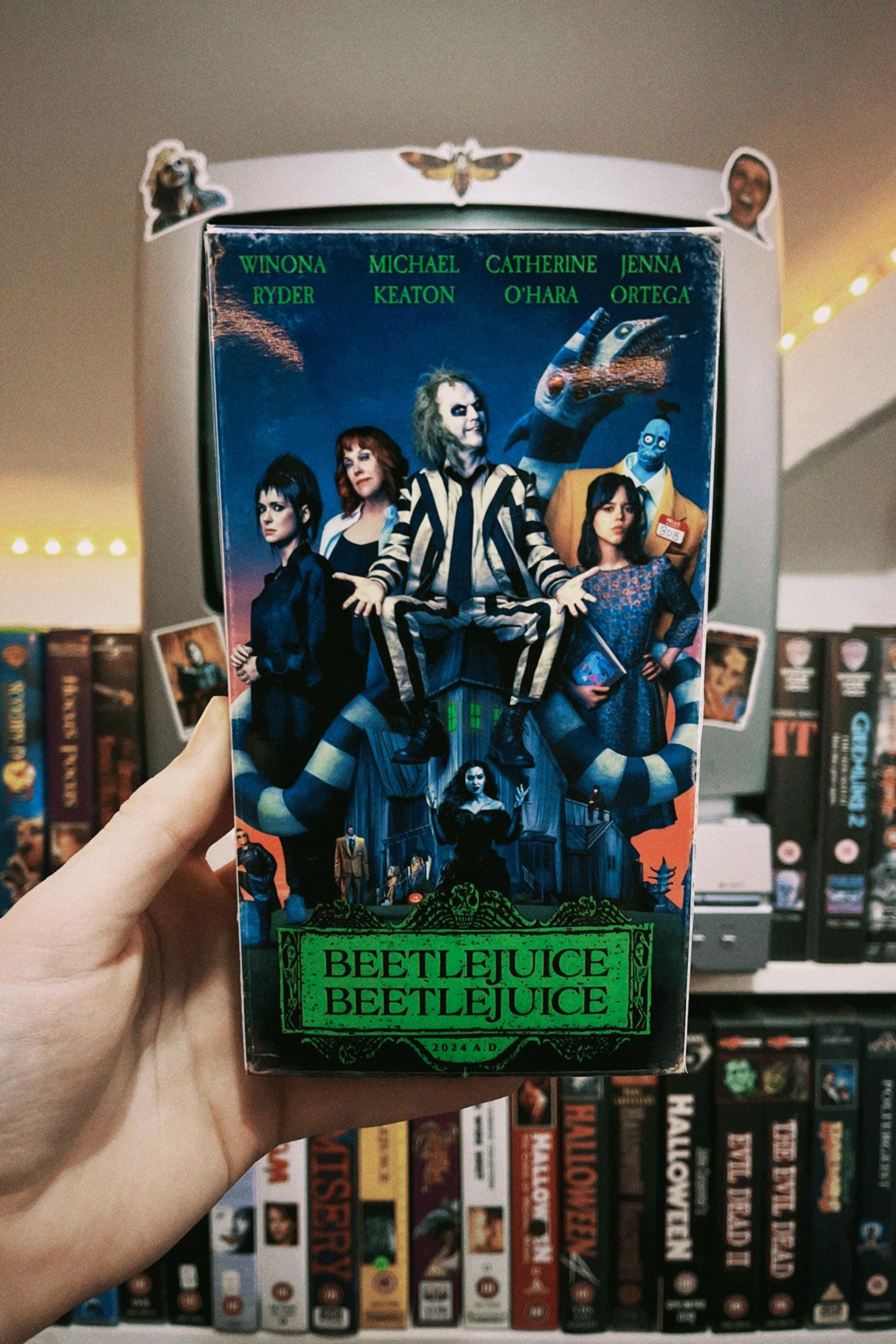 Beetlejuice Beetlejuice (2024) Custom-made VHS Tape Prop Replica Gift ...
