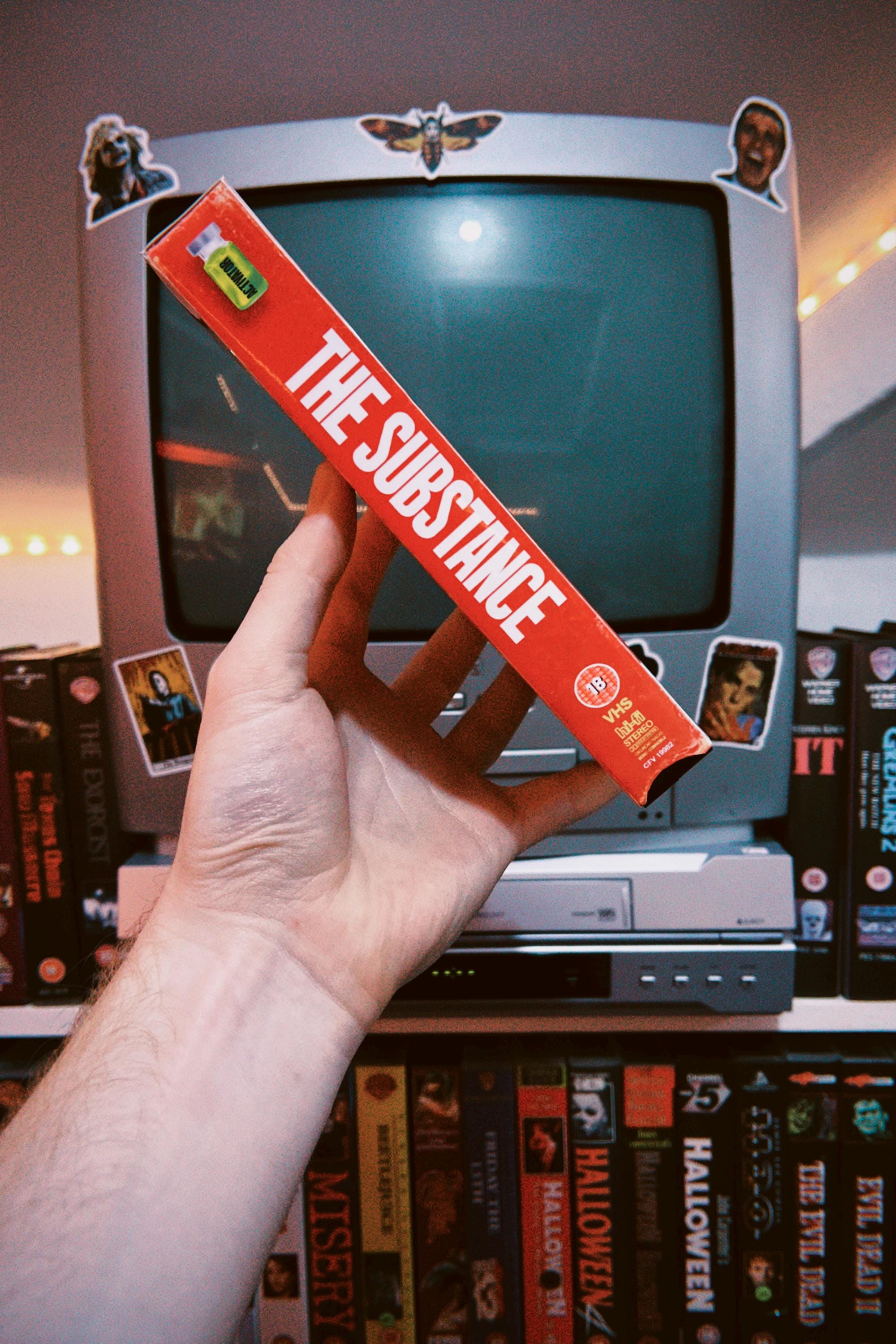 The Substance (2024) Custom-made VHS Tape Prop Replica Display Horror ...