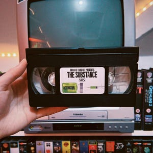 The Substance (2024) Custom-made VHS Tape Prop Replica Display Horror ...