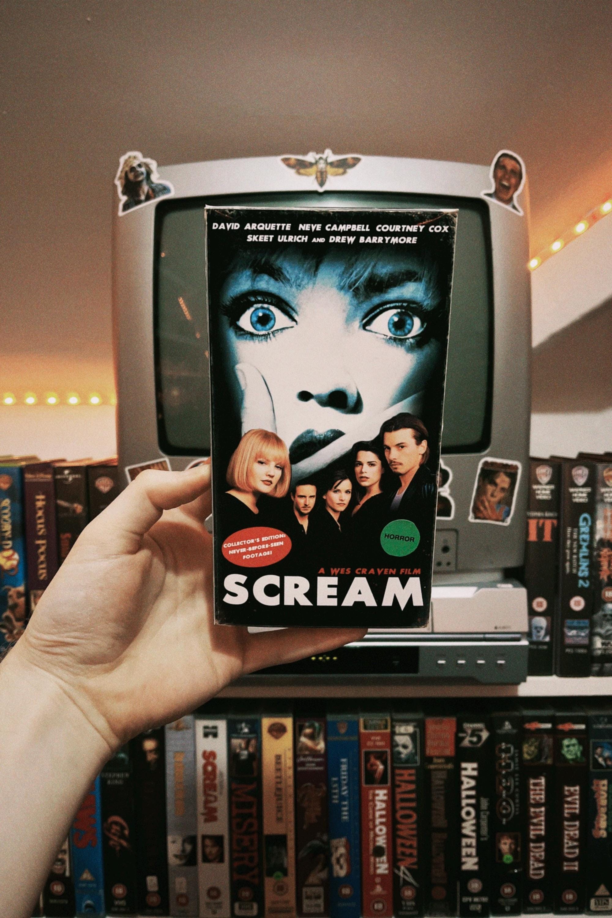 Scream (1996) VHS Tape Prop - Retro Horror Collectible - Etsy