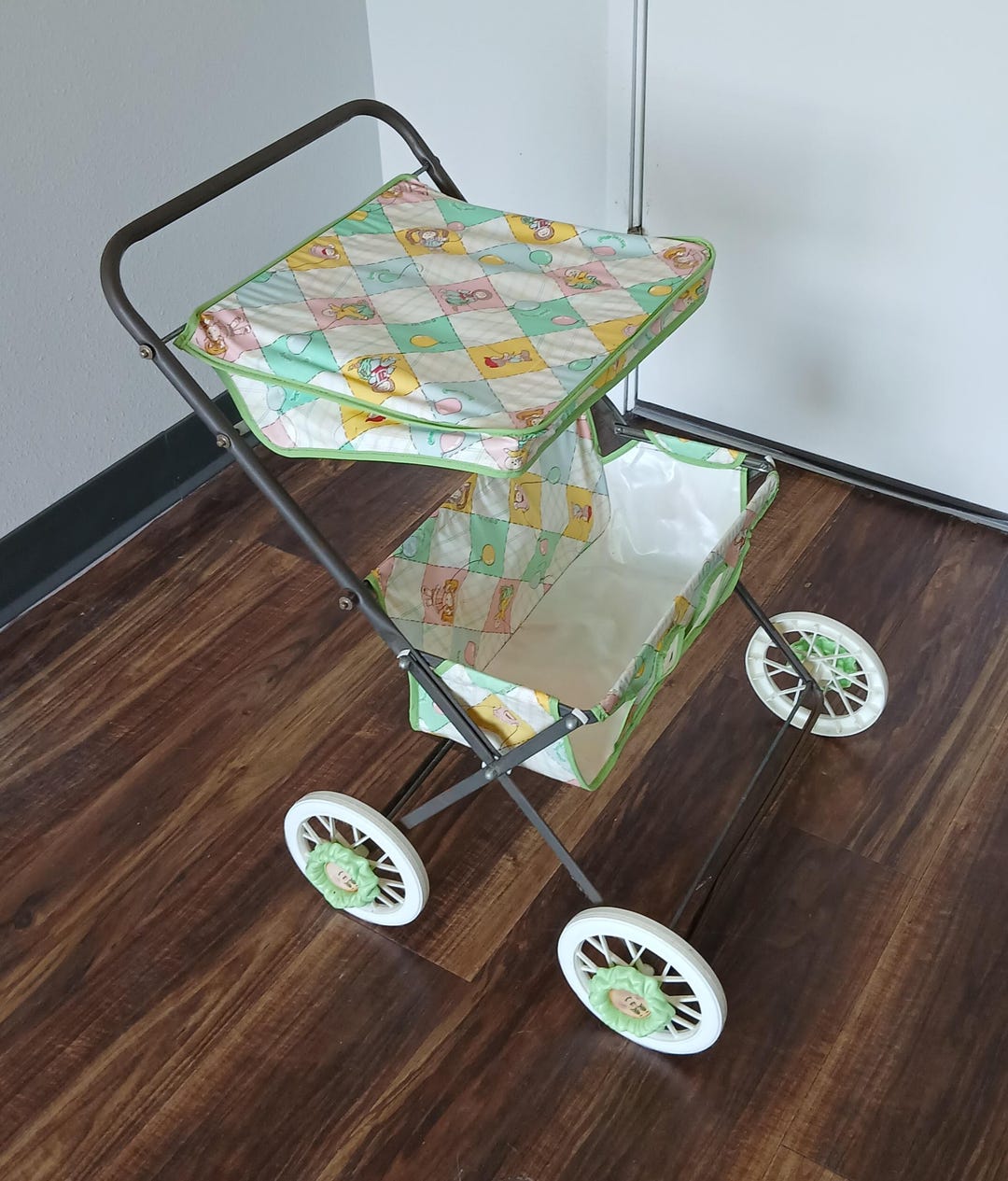 Vintage 1983 Cabbage Patch Kids, Double Doll Stroller, With Canopy - Etsy