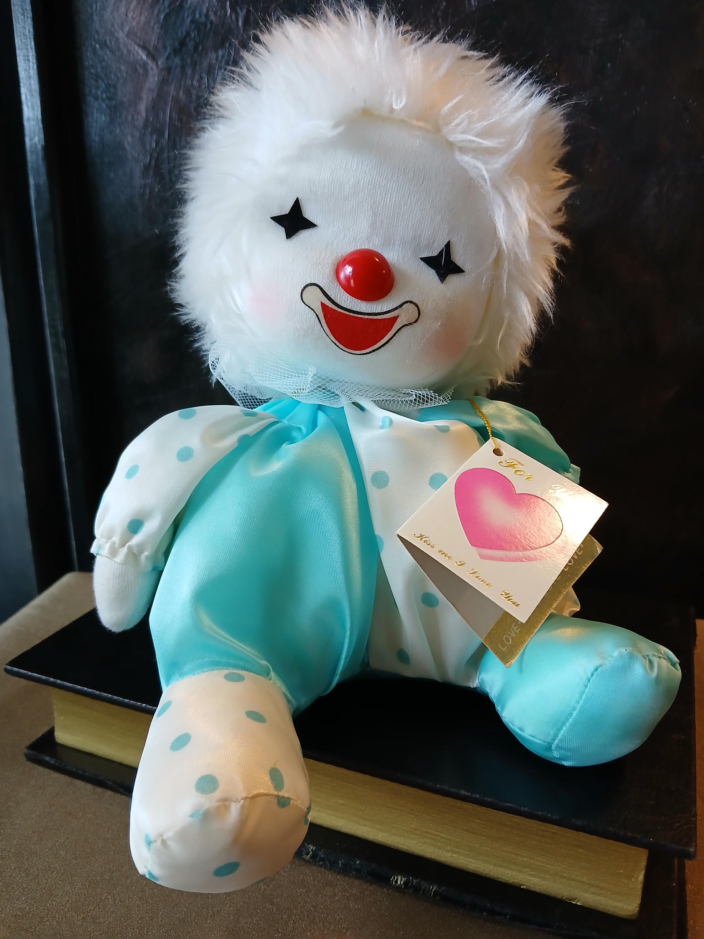Vintage 1989 Poter, Sitting Clown Windup Musical Movable Doll, Music in ...