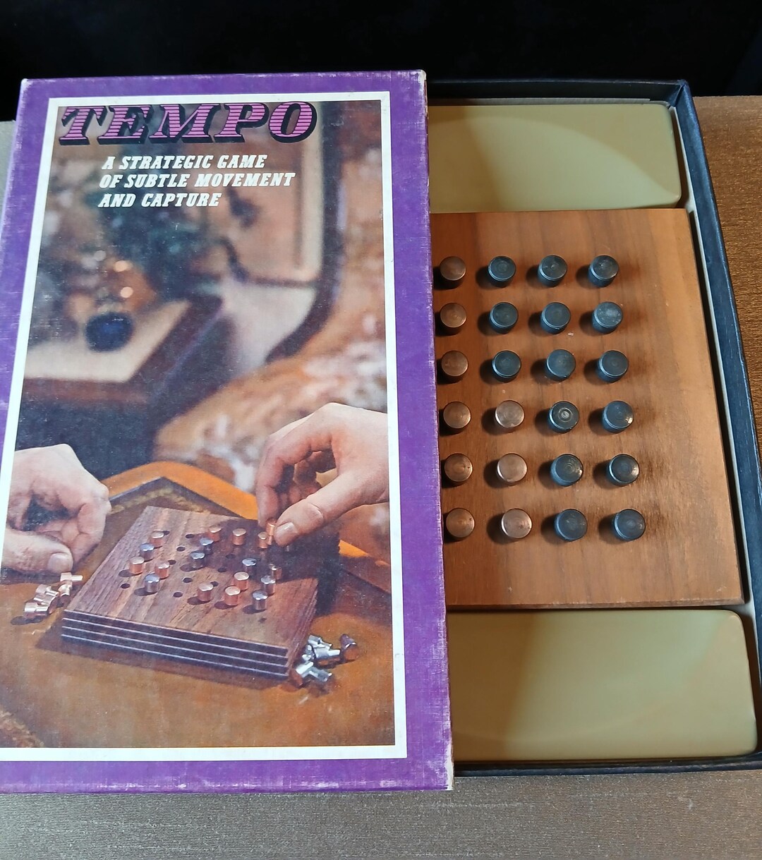 Vintage 1970 Hoyle TEMPO Game, Strategic Movement and Capture - Etsy