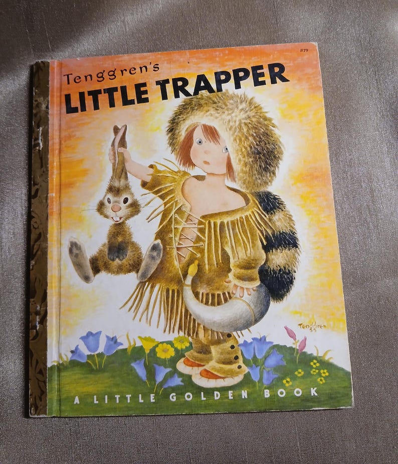 The 1947 Walt Disney's First Edition of Tenggren's Little Trapper, A ...