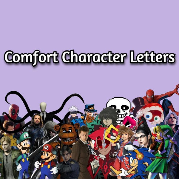 Character Letters - Etsy
