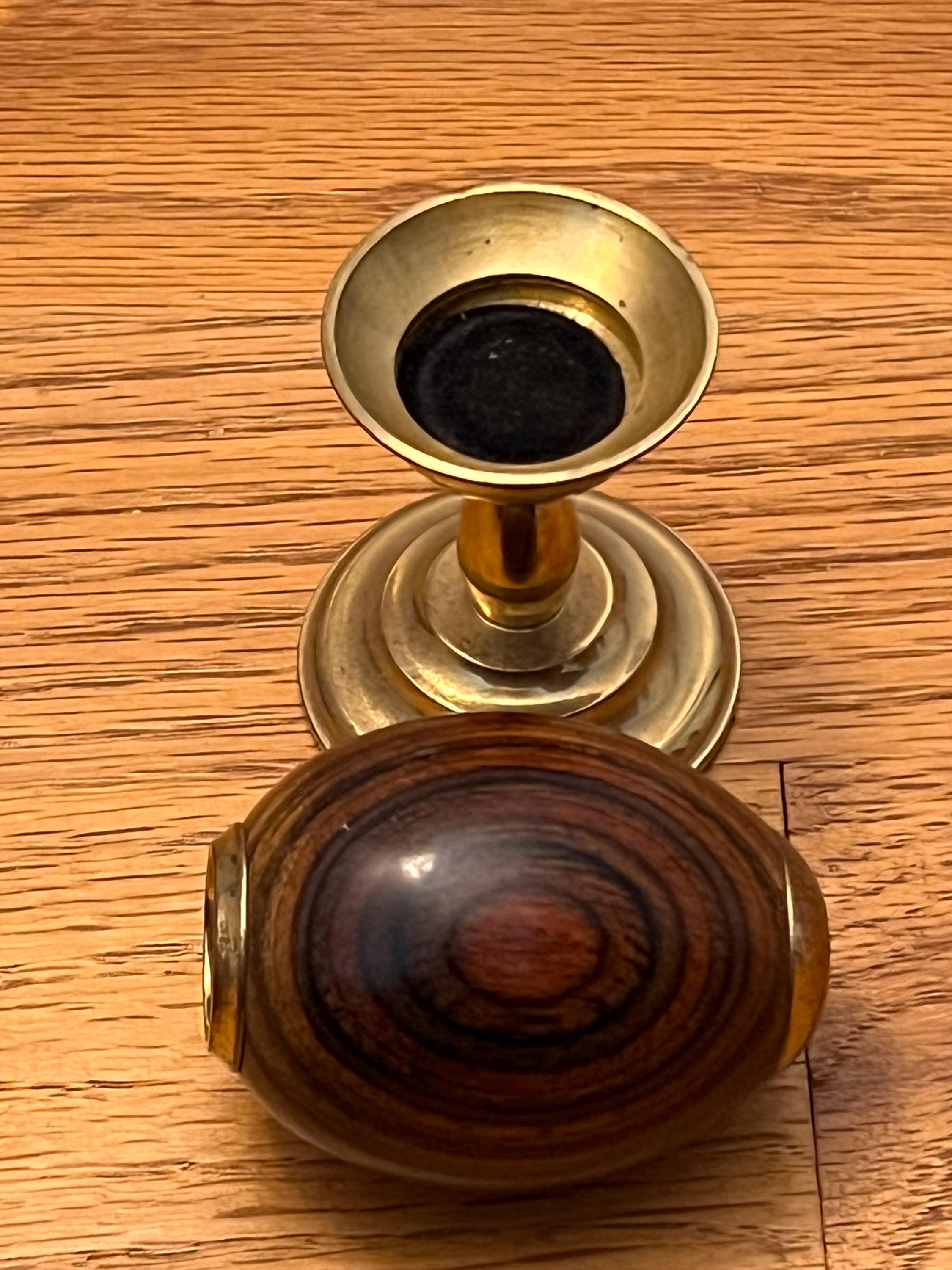 VAN CORT Kaleidoscope Egg on Brass Stand - Etsy