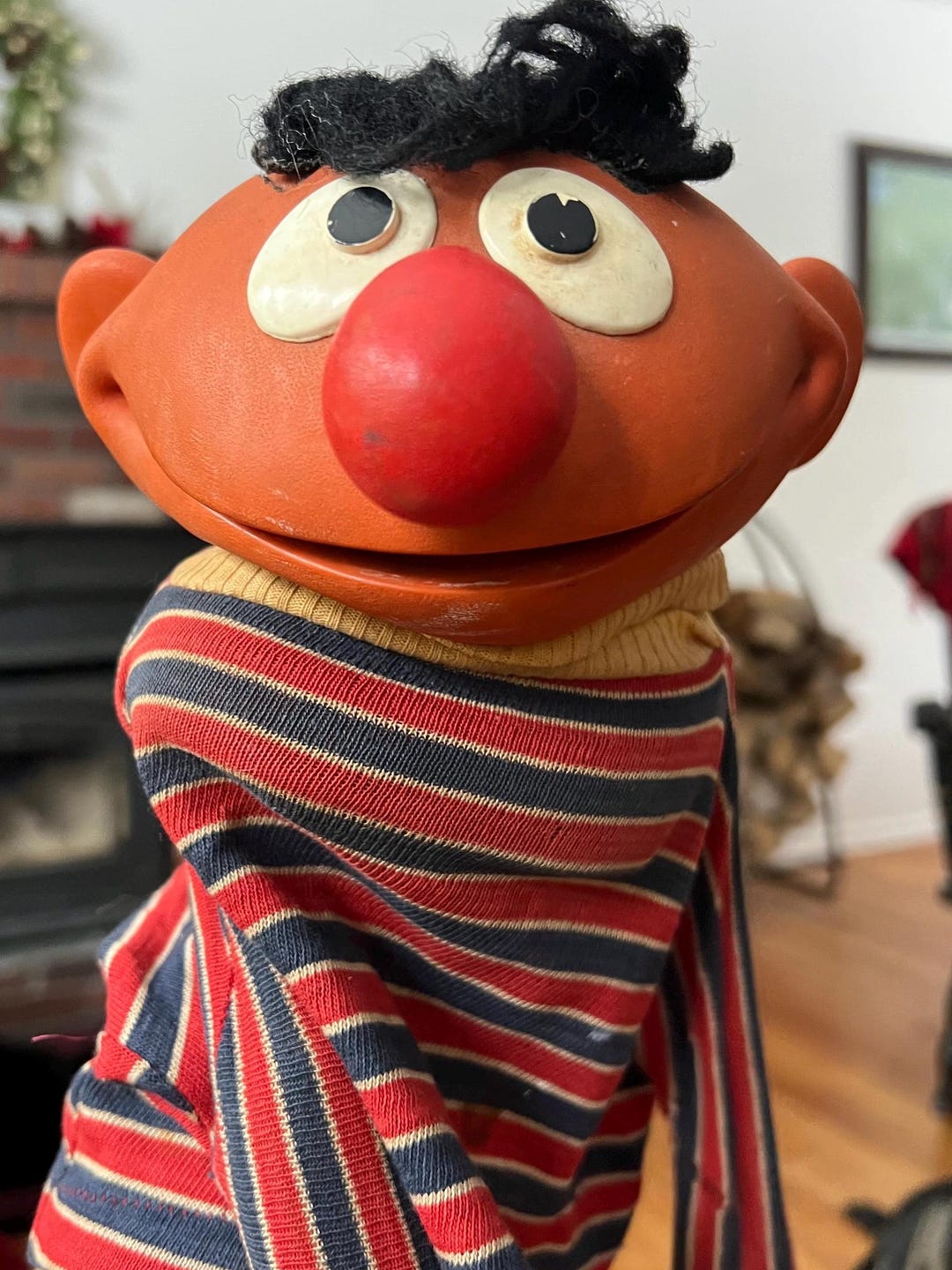 Sesame Street Hand Puppet Ernie, VTG 70s Jim Henson Muppet - Etsy